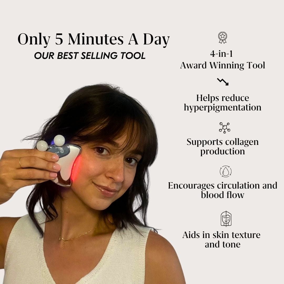 The Vitality Qi LED Gua Sha Device with Protective Pouch – Mount Lai