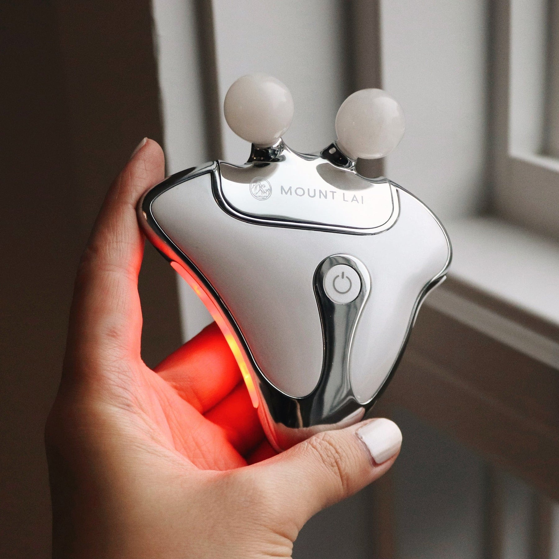 The Vitality Qi LED Gua Sha Device with Protective Pouch – Mount Lai