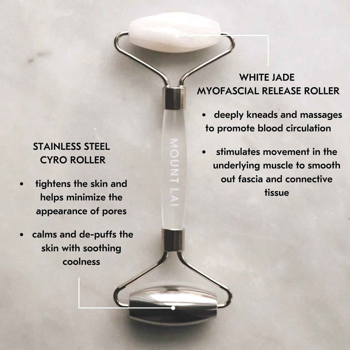 The Vitality Qi Myofascial Release & Cryo Facial Roller with Protectiv ...